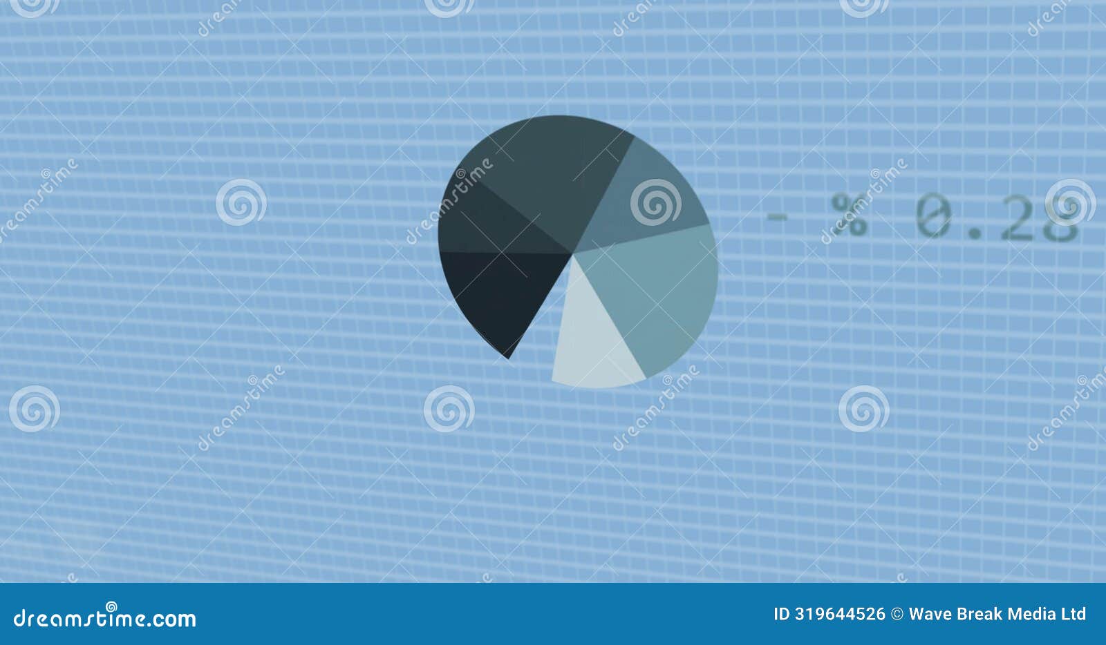 Image of Infographic Interface and Programming Language on Blue ...