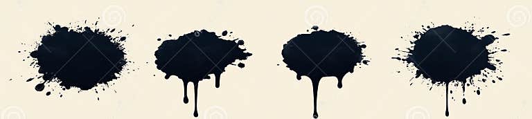 Image Ink Burst Effect, Element Placed on a Transparent Background ...