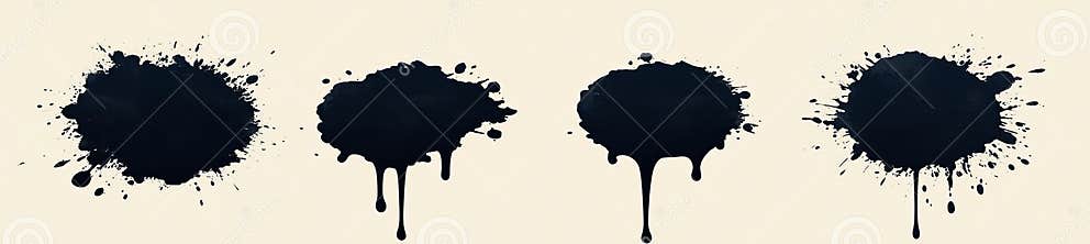 Image Ink Burst Effect, Element Placed on a Transparent Background ...