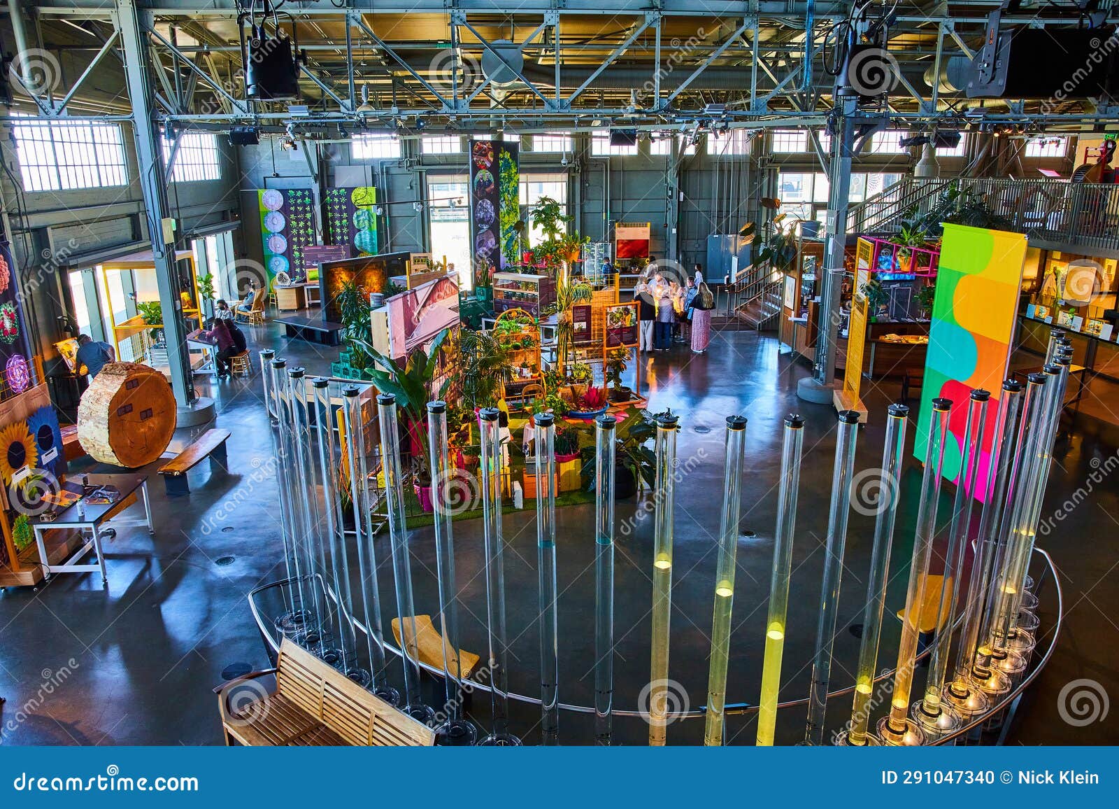 Inside Science Room with Experiments and Plants in the Exploratorium ...