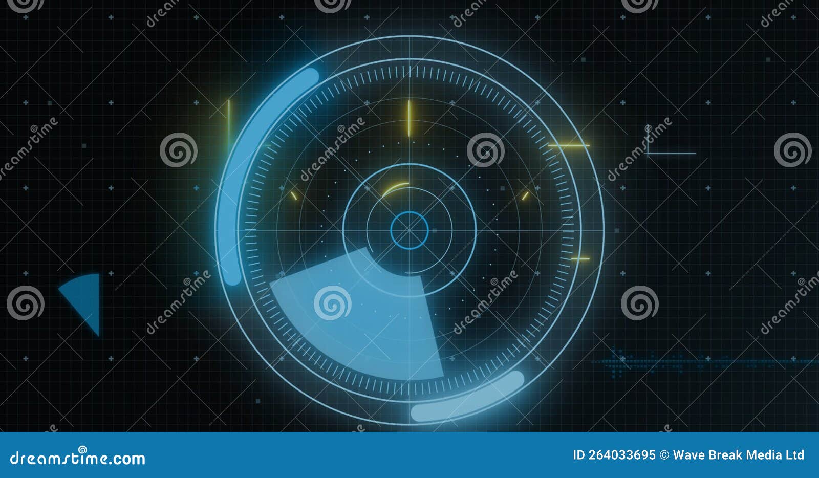 Image of Interference Over Graph on Blue Background Stock Image - Image ...