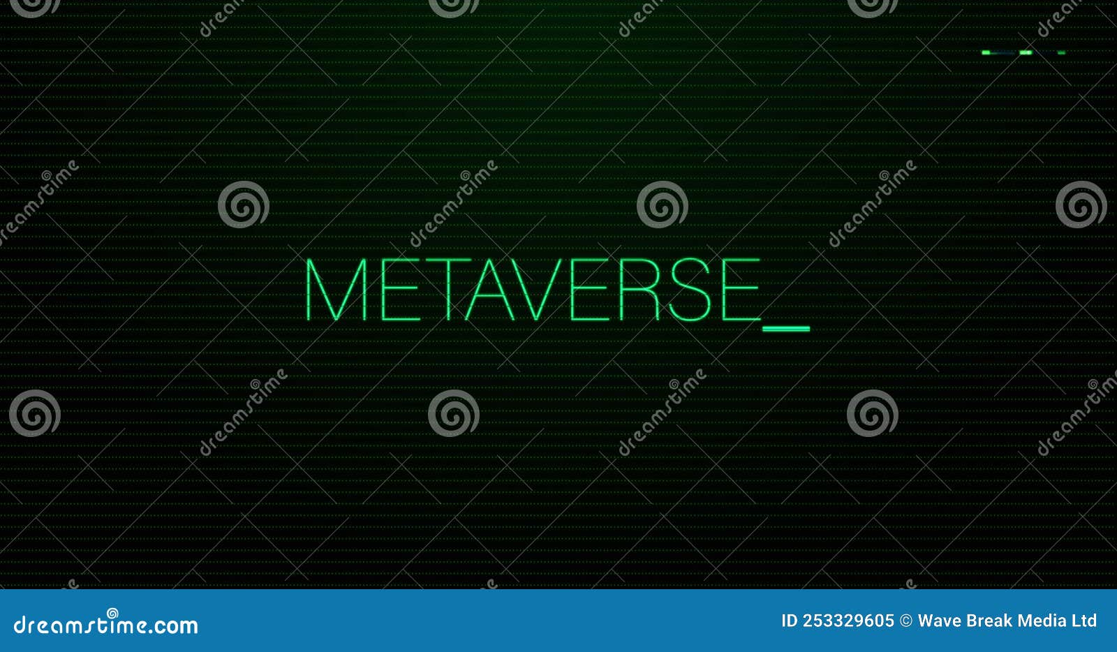 Metaverse 3D Text On A Podium With Floating Meta Verse Related Elements ...
