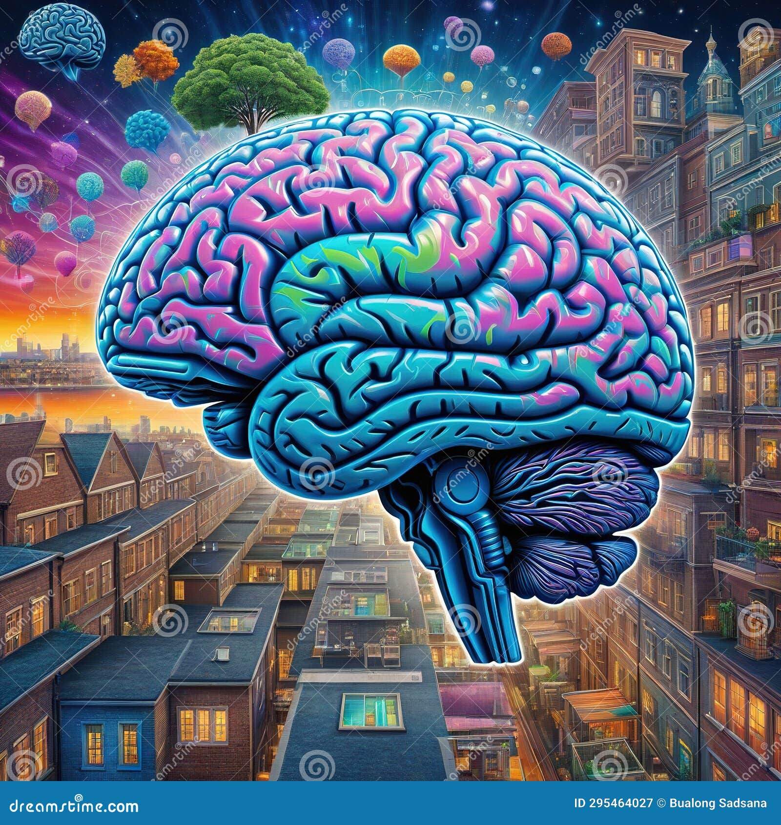 An Image of a Intricate Brain Representing Various Ways To Process ...