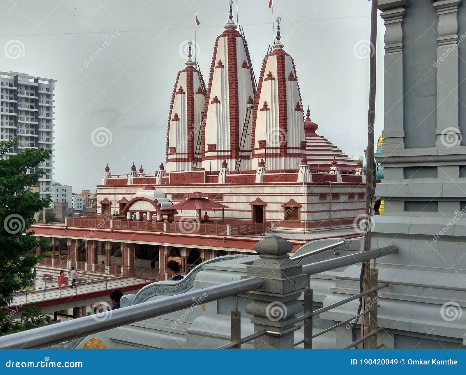 This is the Image of Iskcon Temple in India Editorial Stock Image ...