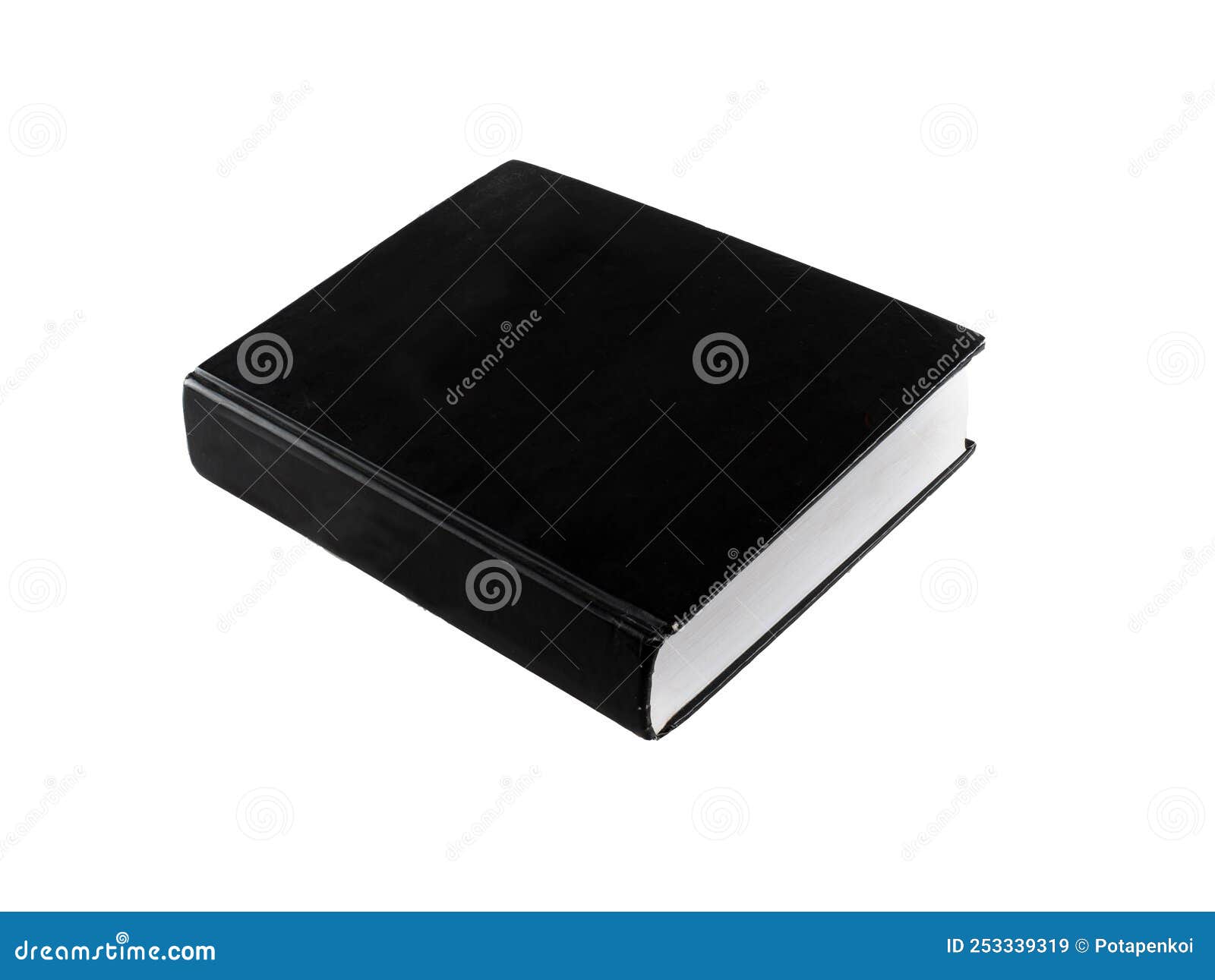 Image of Isolated Book Black Stock Image - Image of grain, close: 253339319