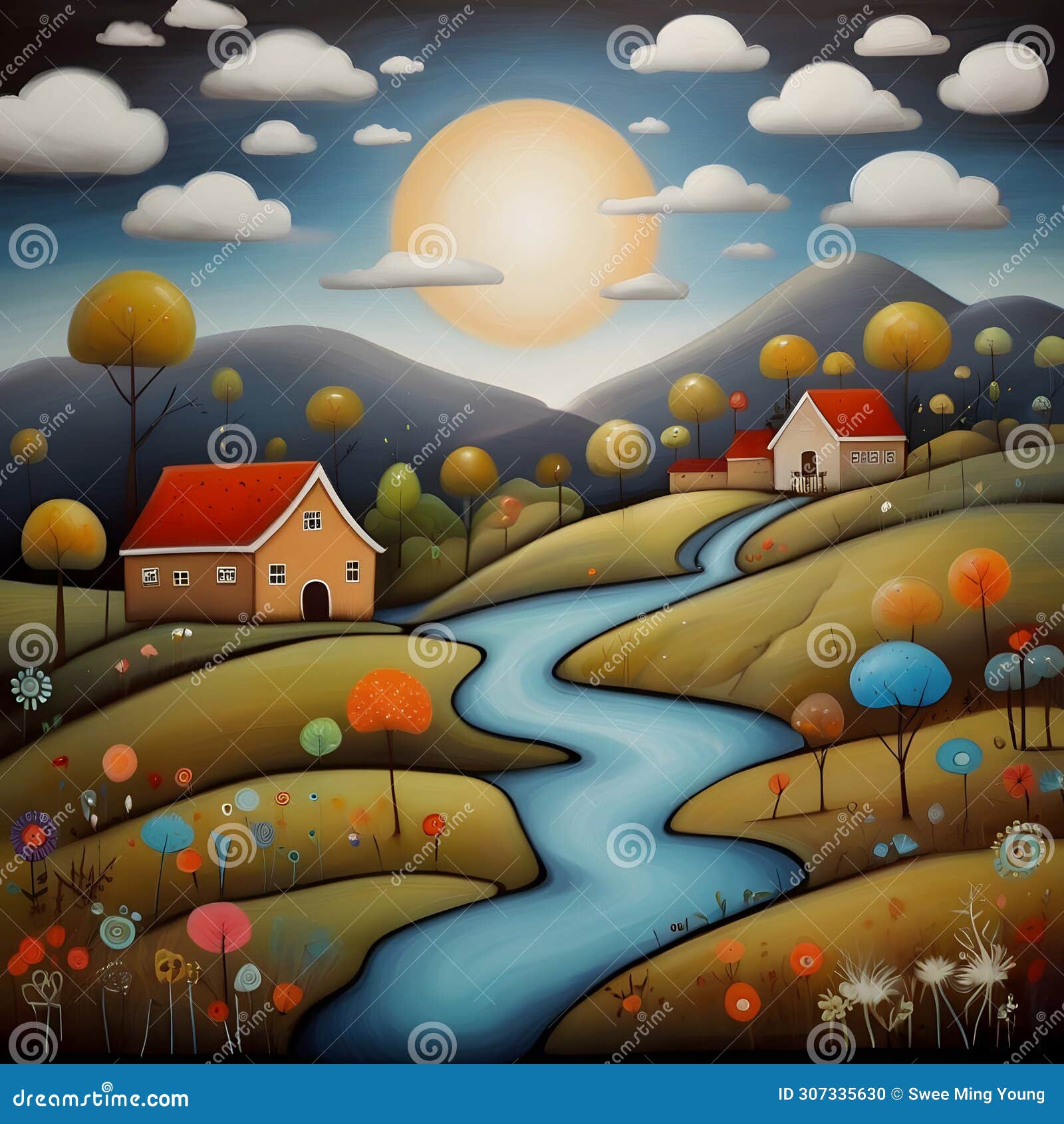 Image of Karla Gerard Style Mixed with Loish Style of a Atmospheric ...