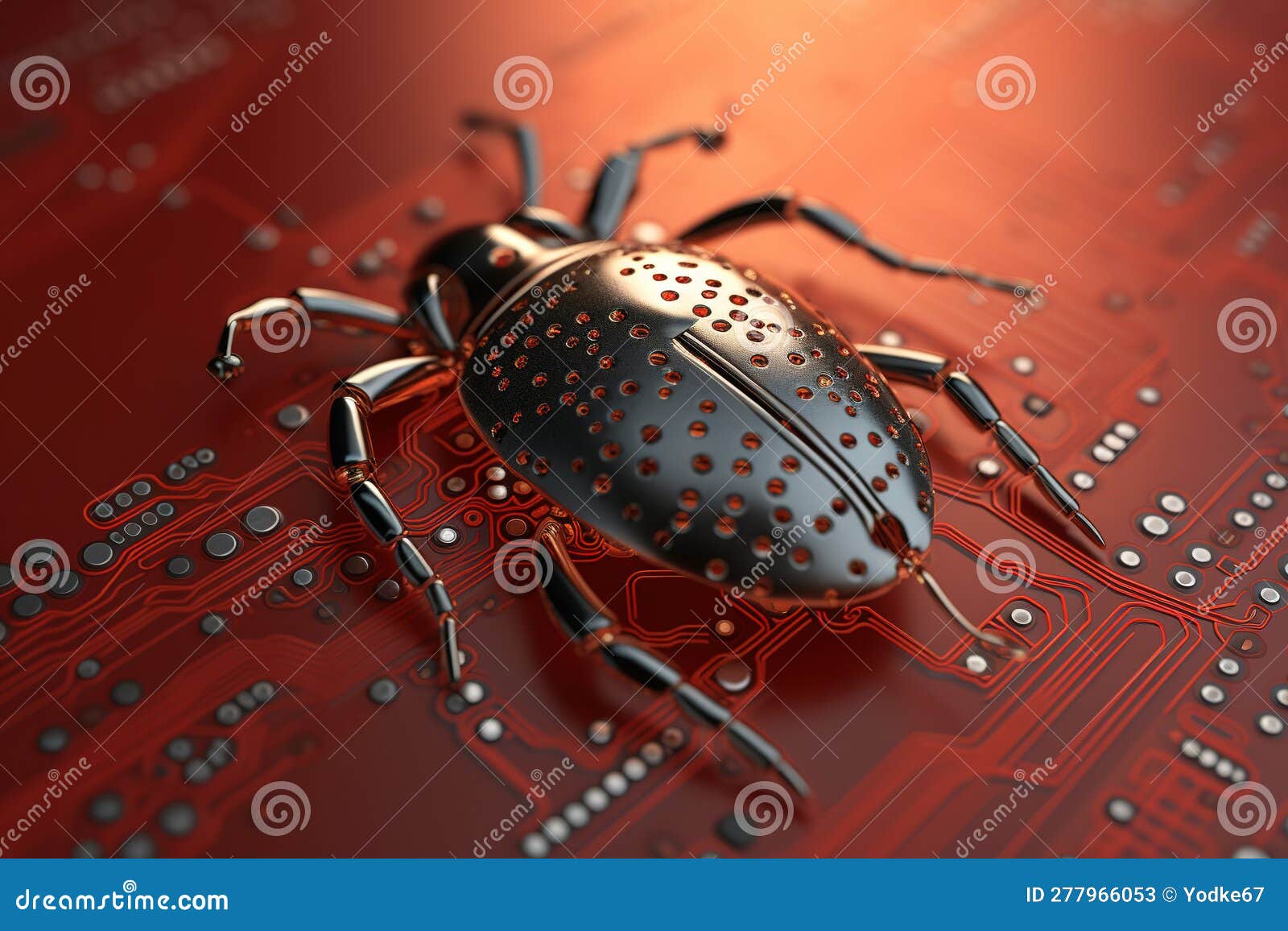 Image of Ladybug with Beautiful Colors and Light with Technology ...