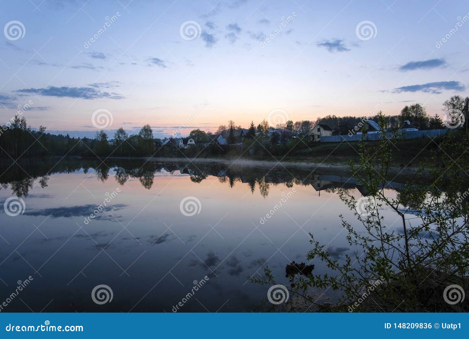 Image of Lake Seliger in Russia Stock Photo - Image of scene, green ...