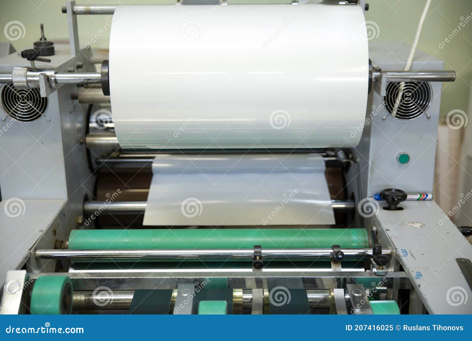The Image of a Laminating Machine. Stock Image - Image of printing ...