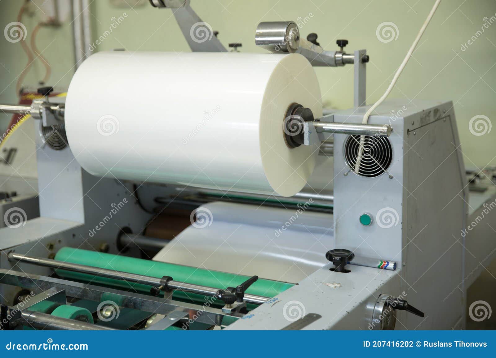 The Image of a Laminating Machine. Stock Photo - Image of magazine ...