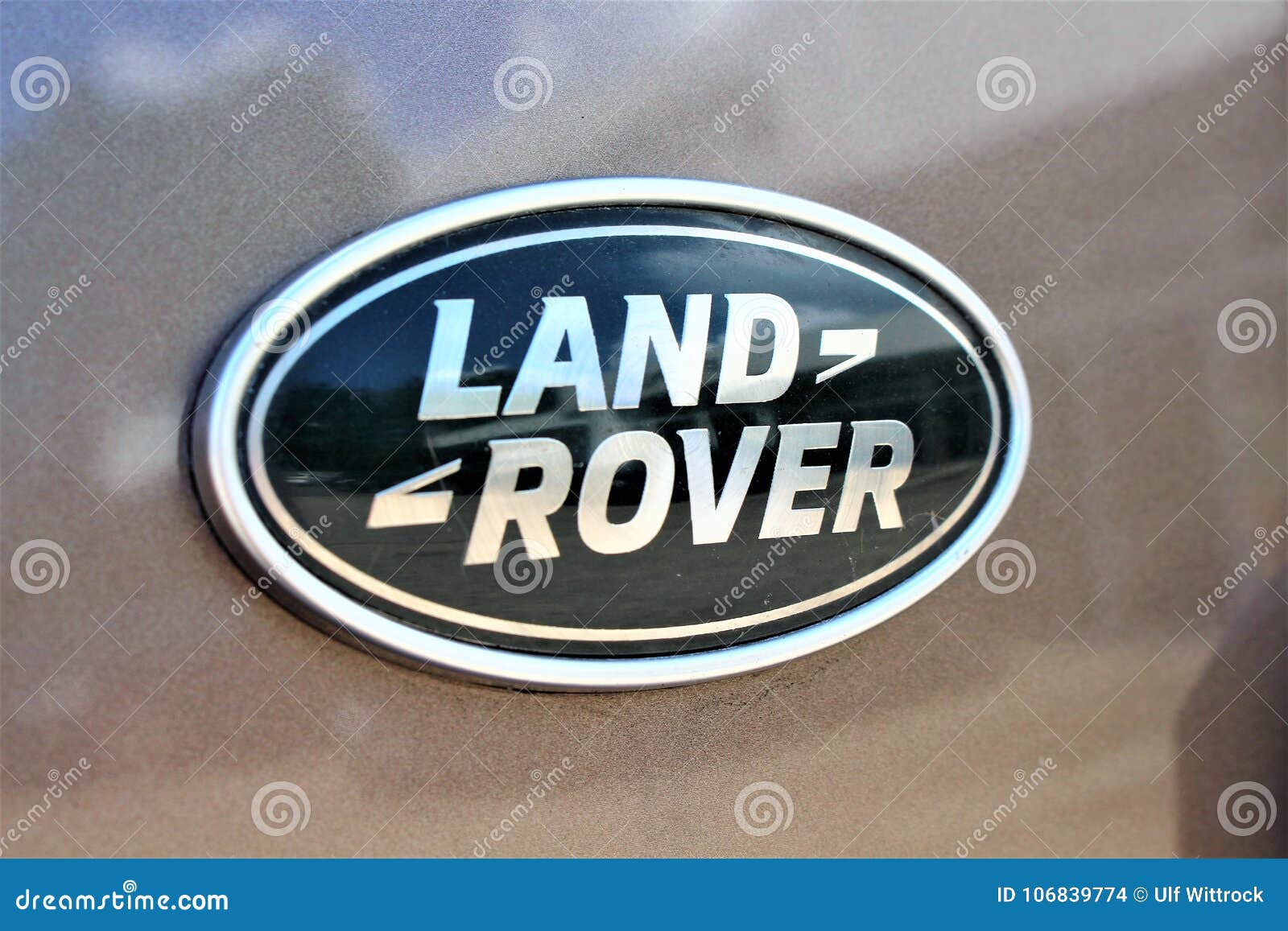 An Image of a Land Rover Logo - Bielefeld/Germany - 07/23/2017 ...