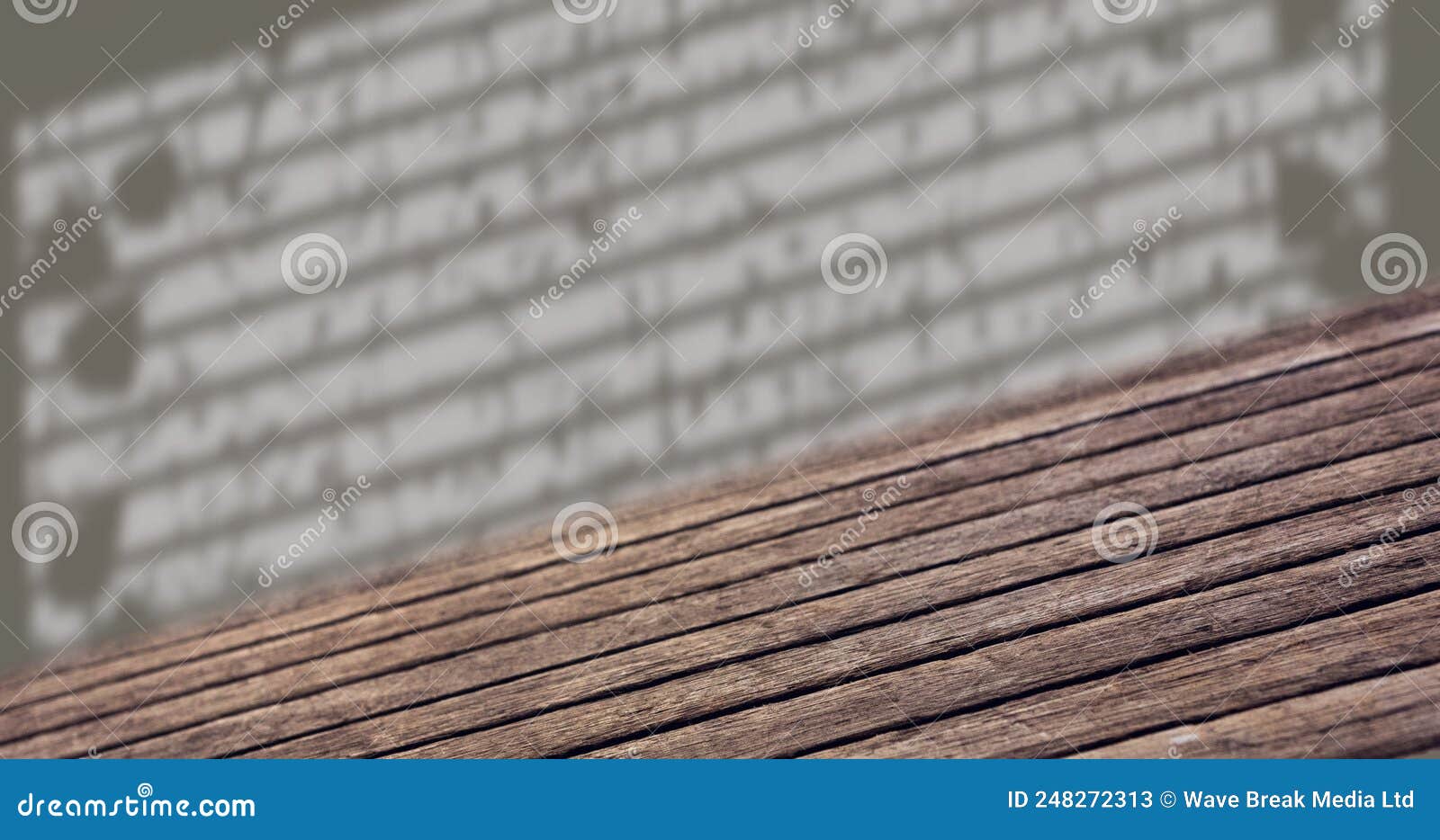 Image of Leaves, Rain and Window Shadow Over Brown Background Stock ...