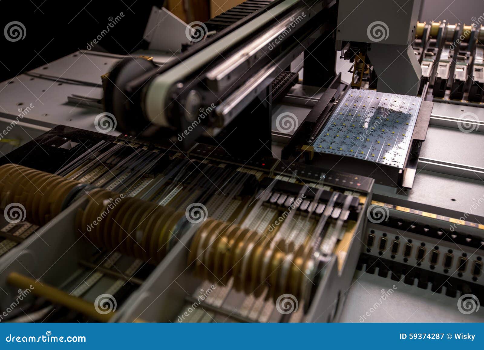 Image of LED Panel in Manufacturing Process Stock Image - Image of ...