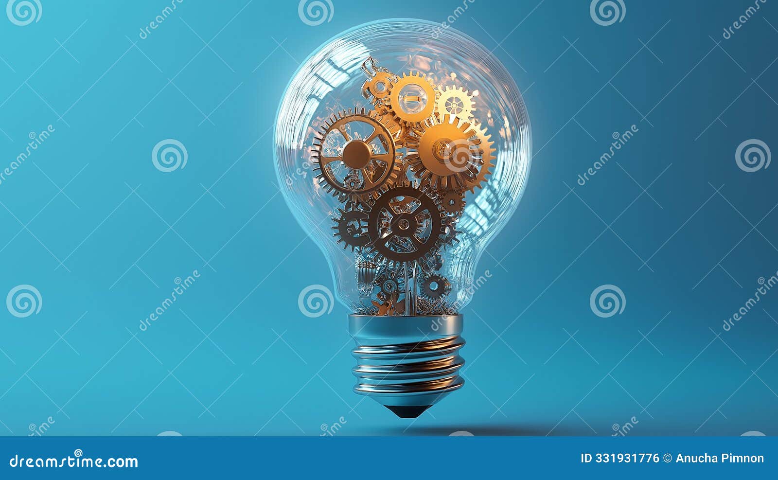 Image of a Light Bulb with Gears Inside, Representing Creativity ... Image of a Light Bulb with Gears Inside, Representing Creativity ...