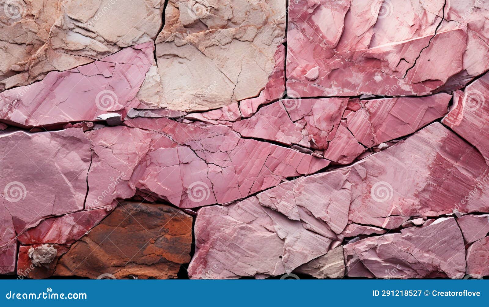 Image of a Light Pink Rock Texture Stock Illustration - Illustration of ...
