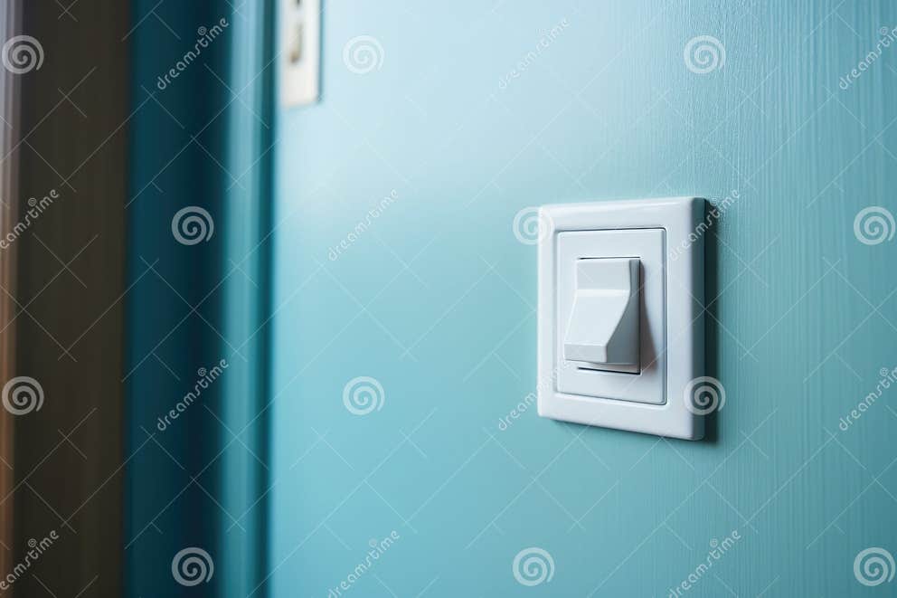 Image of a Light Switch Turned Off in a Daytime Stock Photo - Image of home, light: 294726298