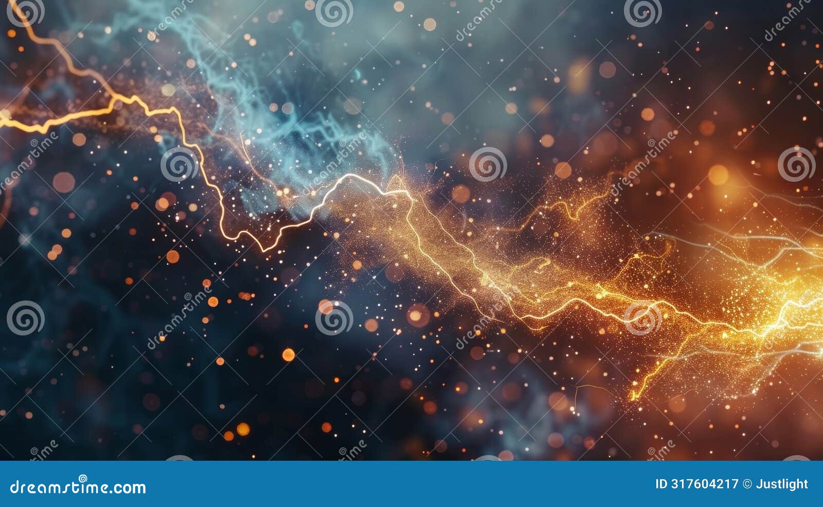 An Image of a Lightning Bolt Representing the Powerful Energy Released ...