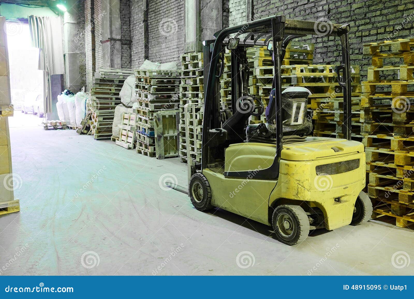Image of a Loader in a Stock Stock Image - Image of background, wheel ...