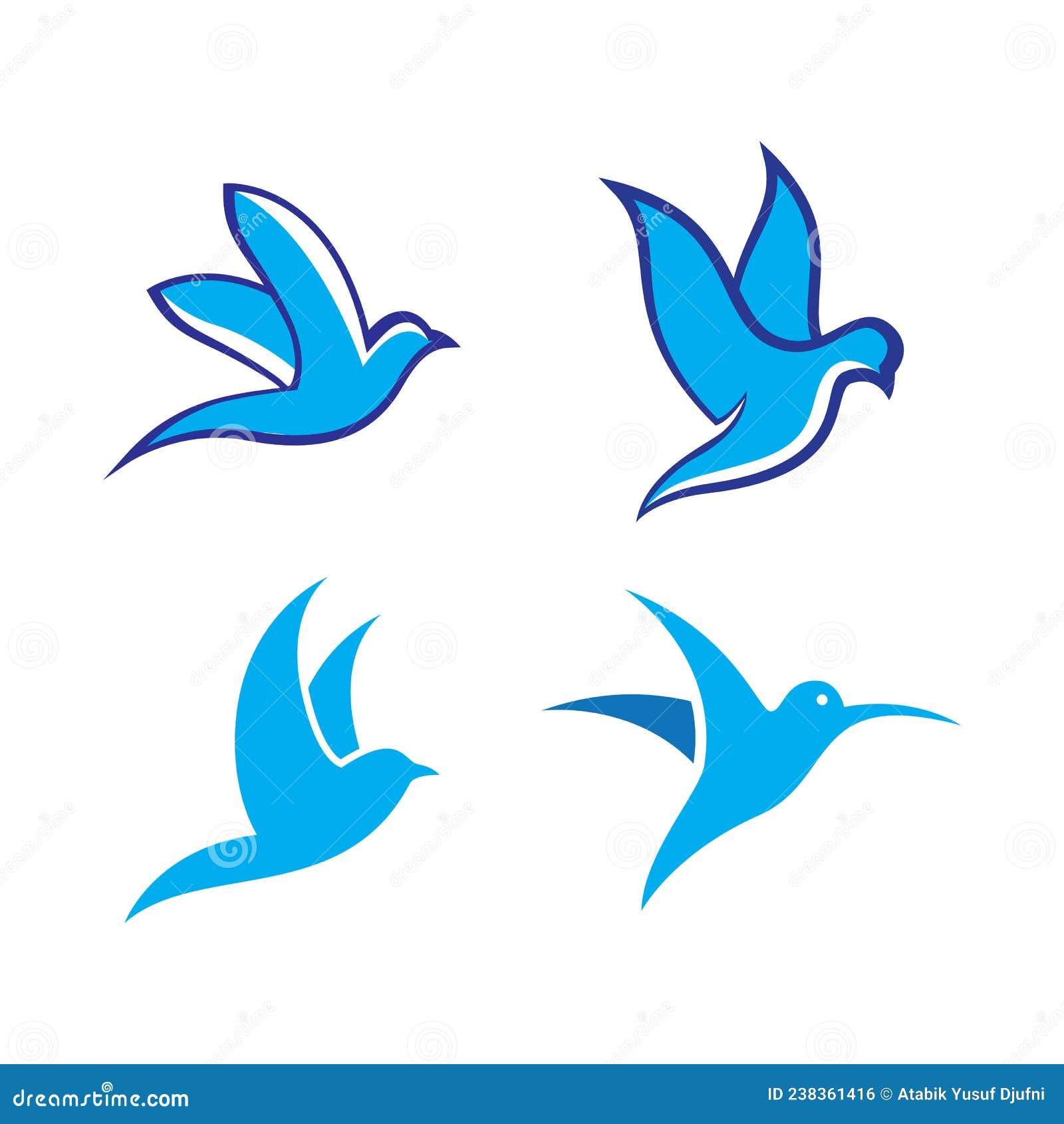 Image logo oiseau illustration stock. Illustration du concept - 238361416