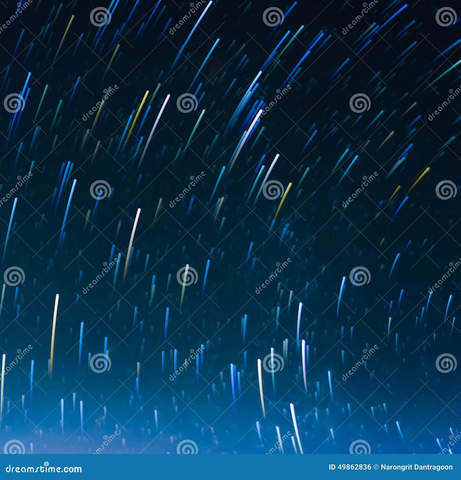Image of Long Exposure Star Trails. Stock Photo - Image of ...