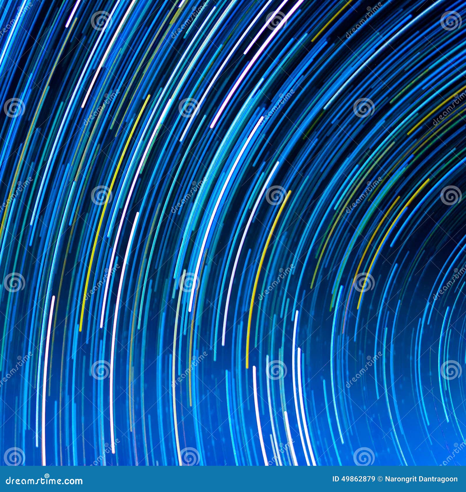 Image of Long Exposure Star Trails. Stock Image - Image of astronomy ...