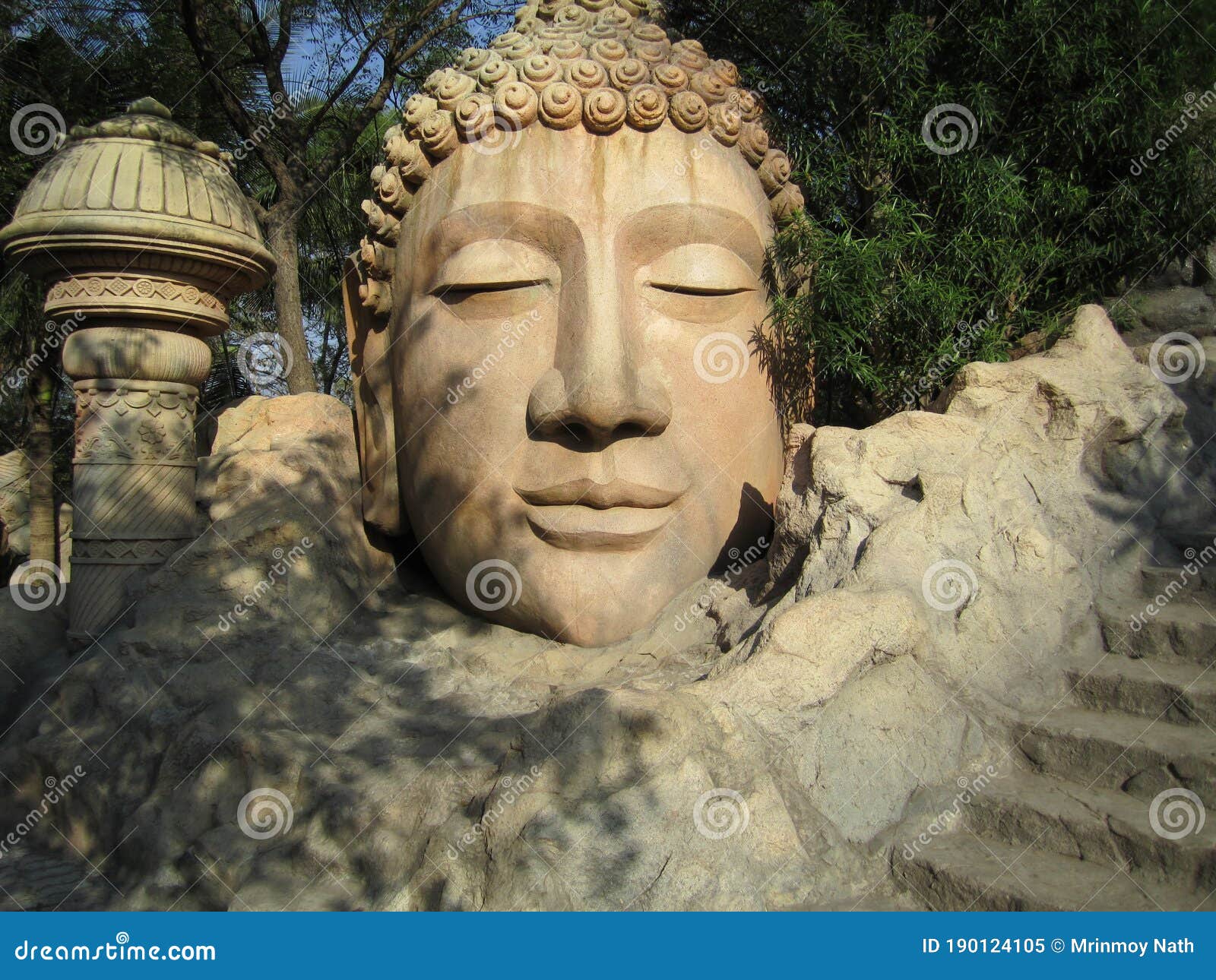 That is the Image of Lord Buddha Face Which Looking so Beautiful Stock ...