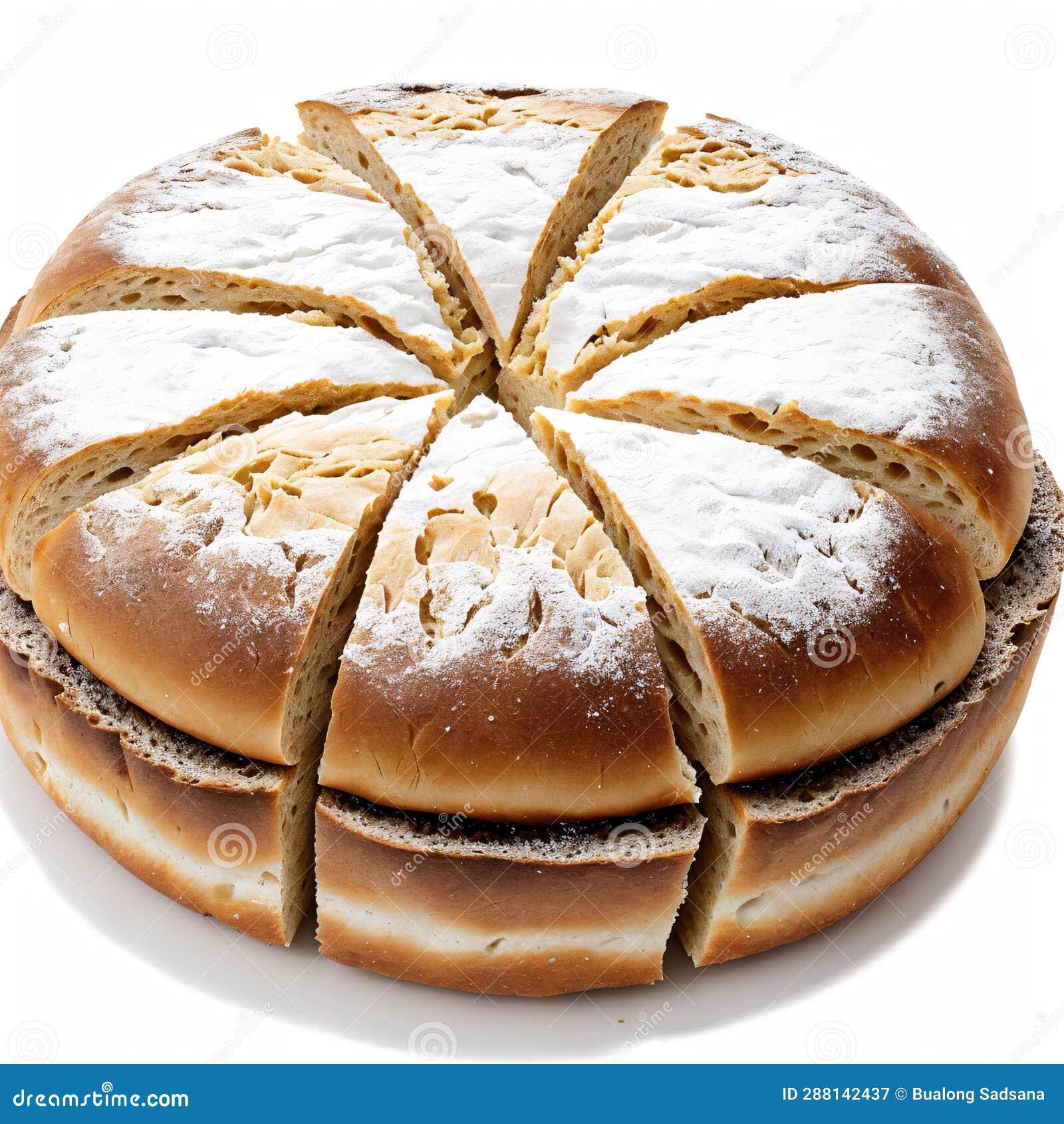 Lots of Bread on Top of Each Other. Stock Illustration - Illustration ...