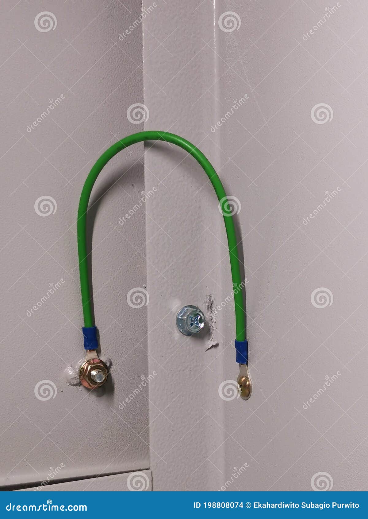 Image of Low Voltage Switchboard Earthing Connection. Stock Photo ...