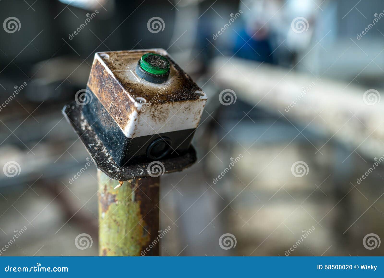 Image of Machine Power Button, Close-up Stock Photo - Image of ...