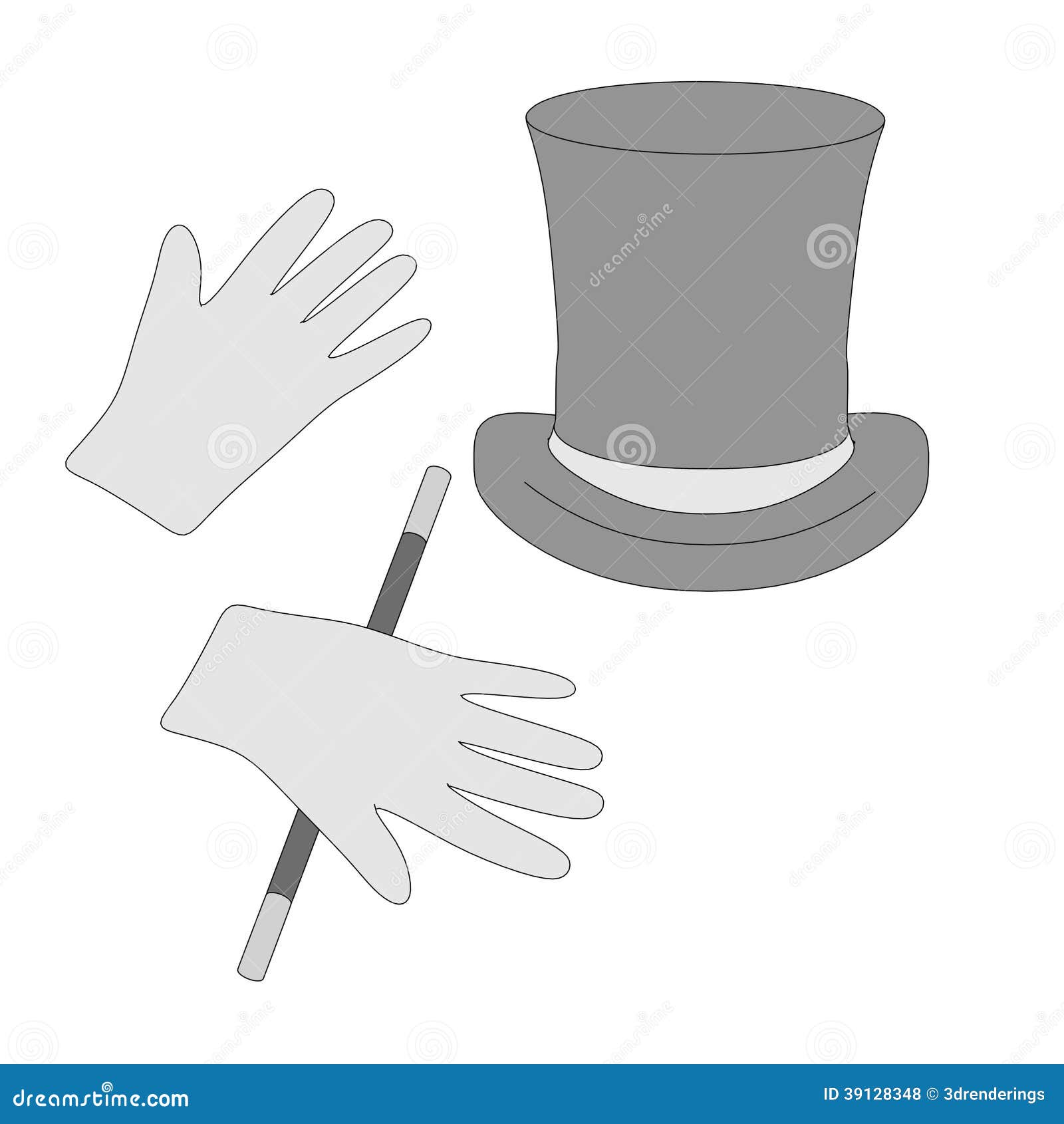 Image of magician tools stock illustration. Illustration of cartoon ...