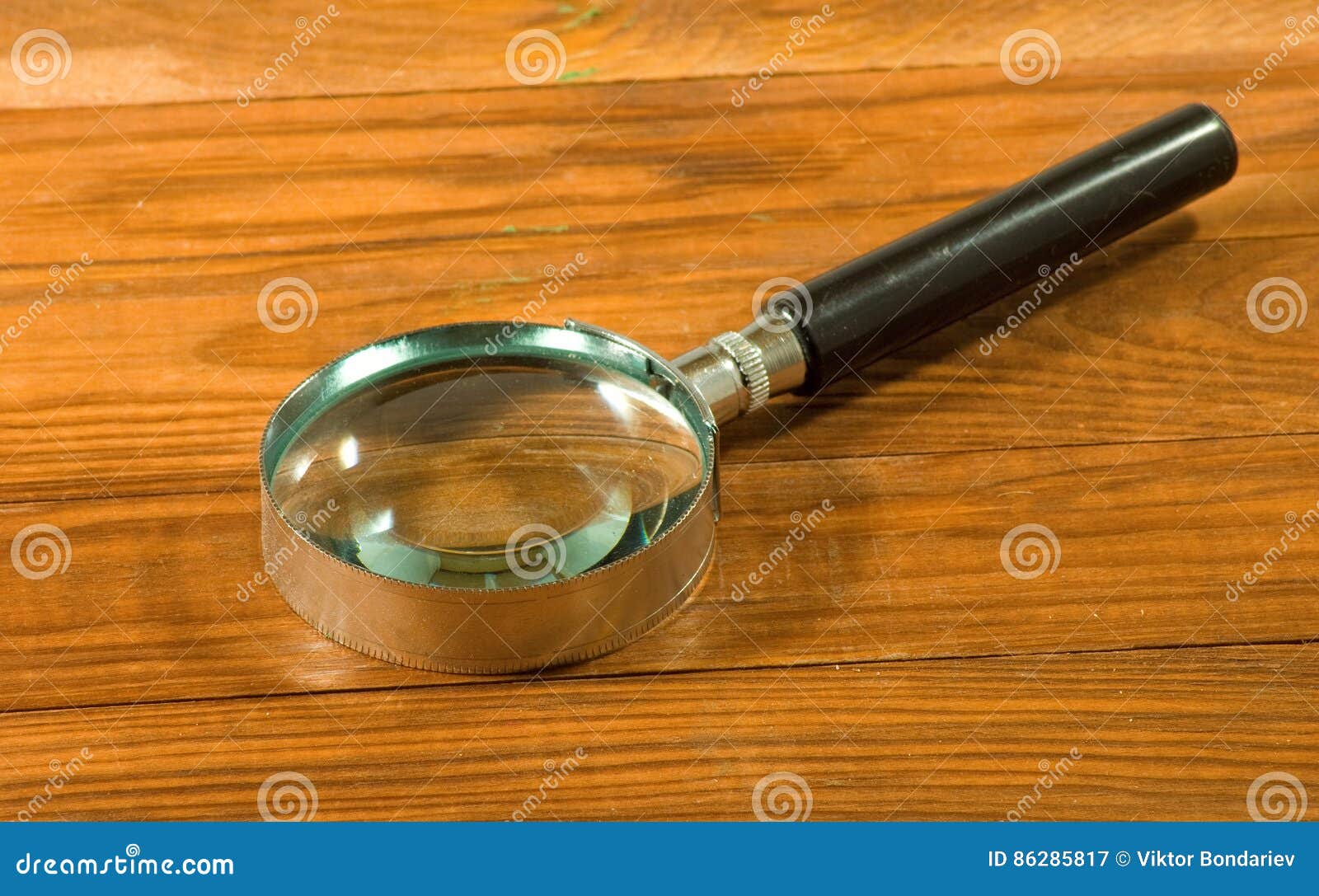 Image of Magnifying Glass Closeup Stock Image - Image of instrument ...