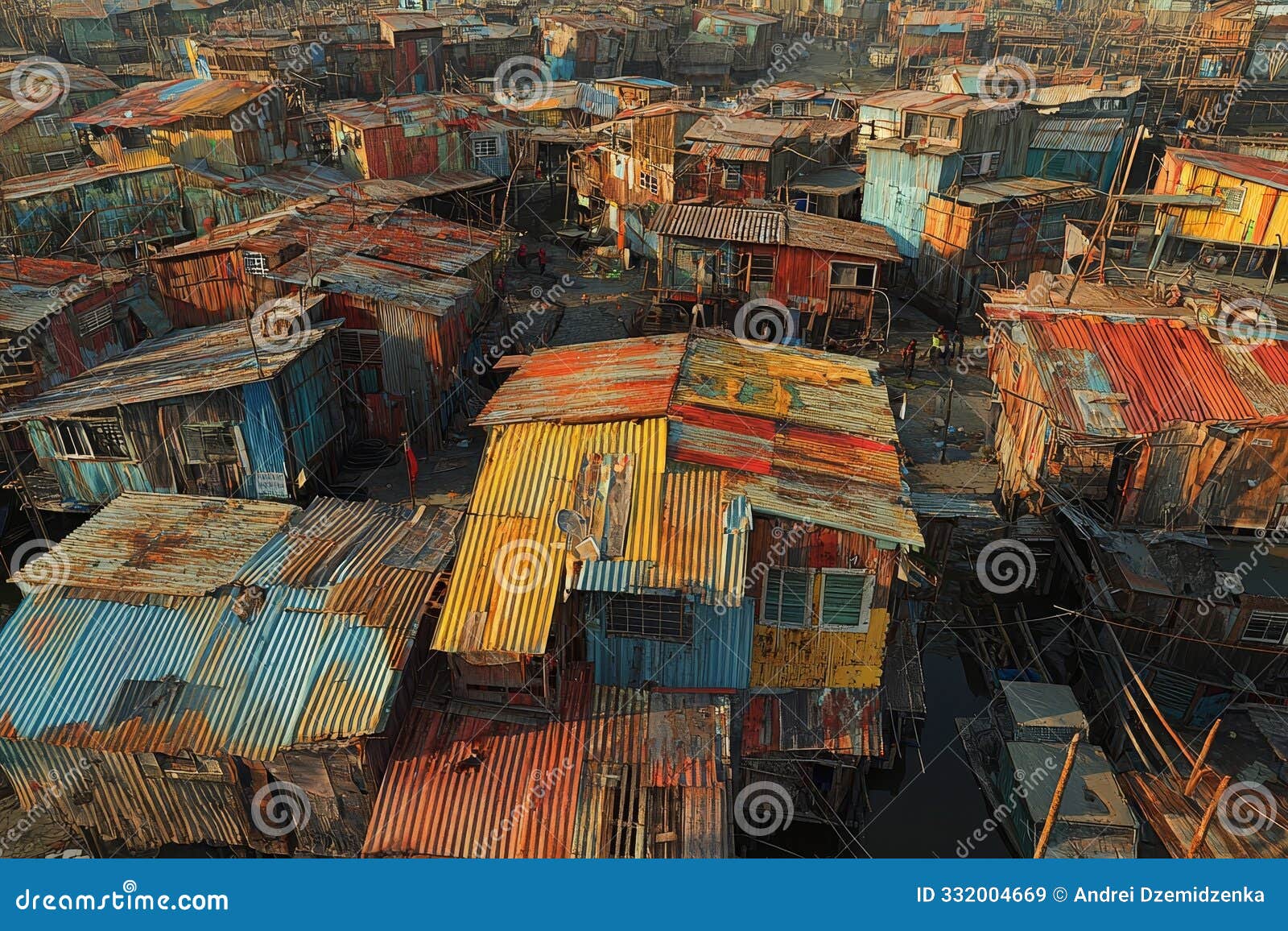 A Slum In A Poor African Country. October 17 Is The International Day ...