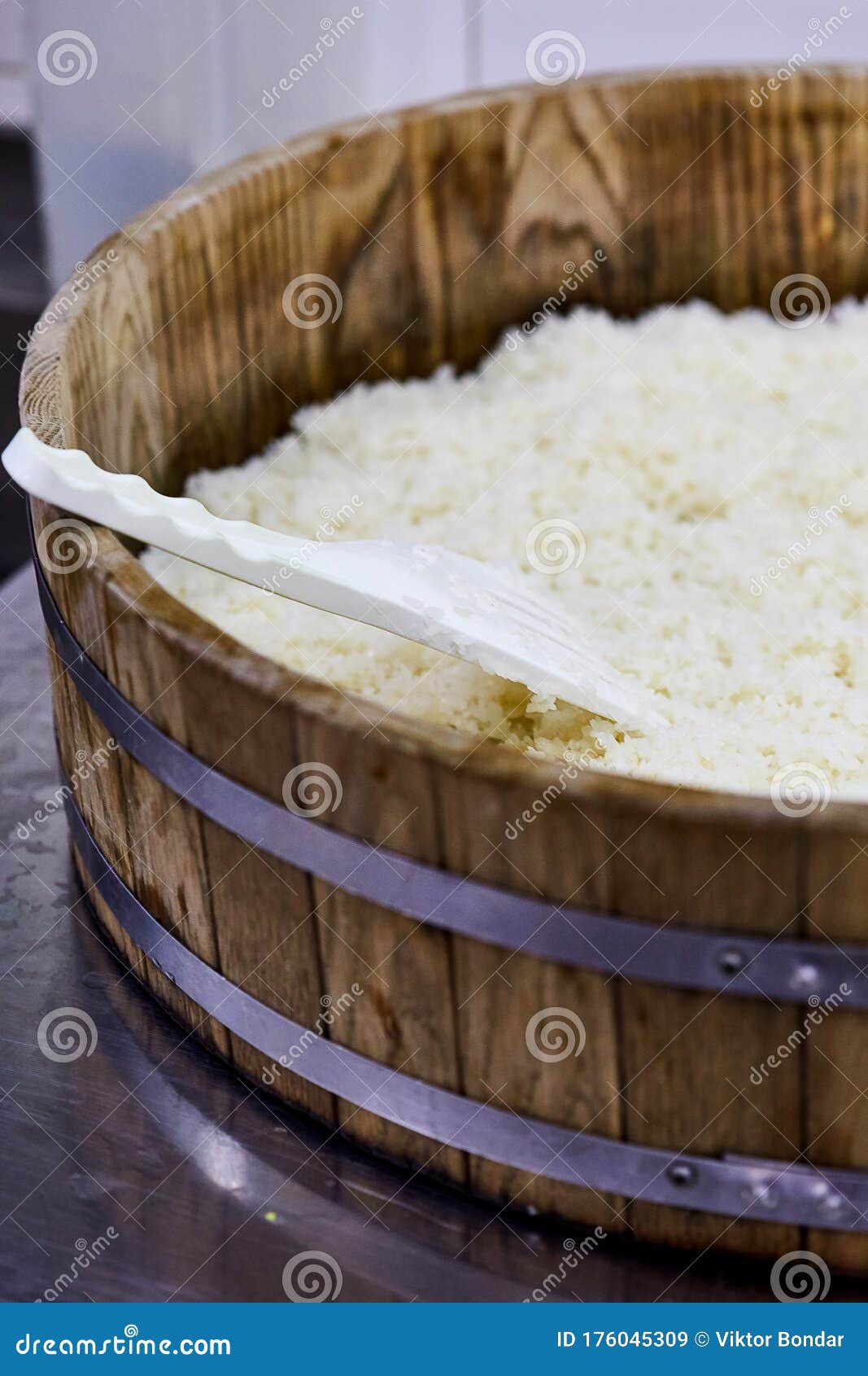 An Image of Making Sushi Rice by Chef Stock Image - Image of chinese ...