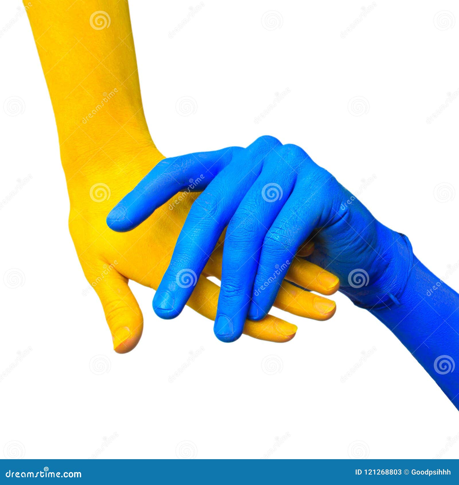 Image of Colored Hands in Different Pose Stock Image - Image of arms ...