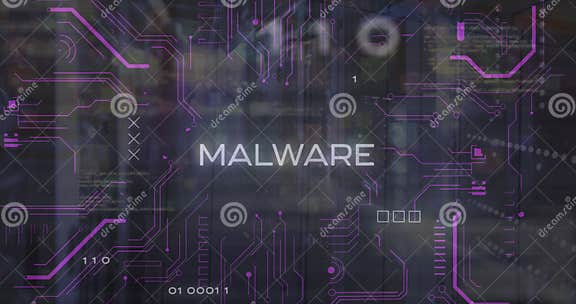 Image of Malware, Binary Codes, Computer Language, Binary Codes Over ...