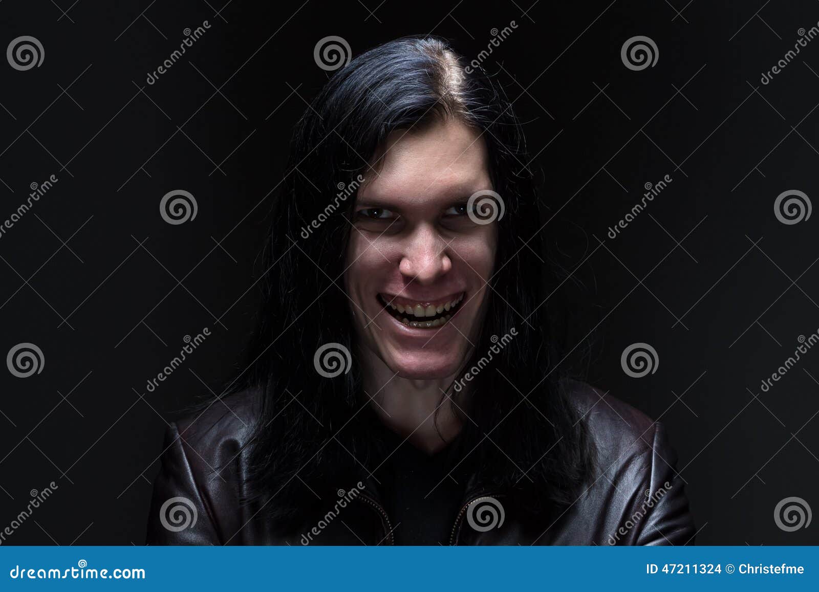 Image of the Man Baring His Teeth Stock Photo - Image of fashion ...