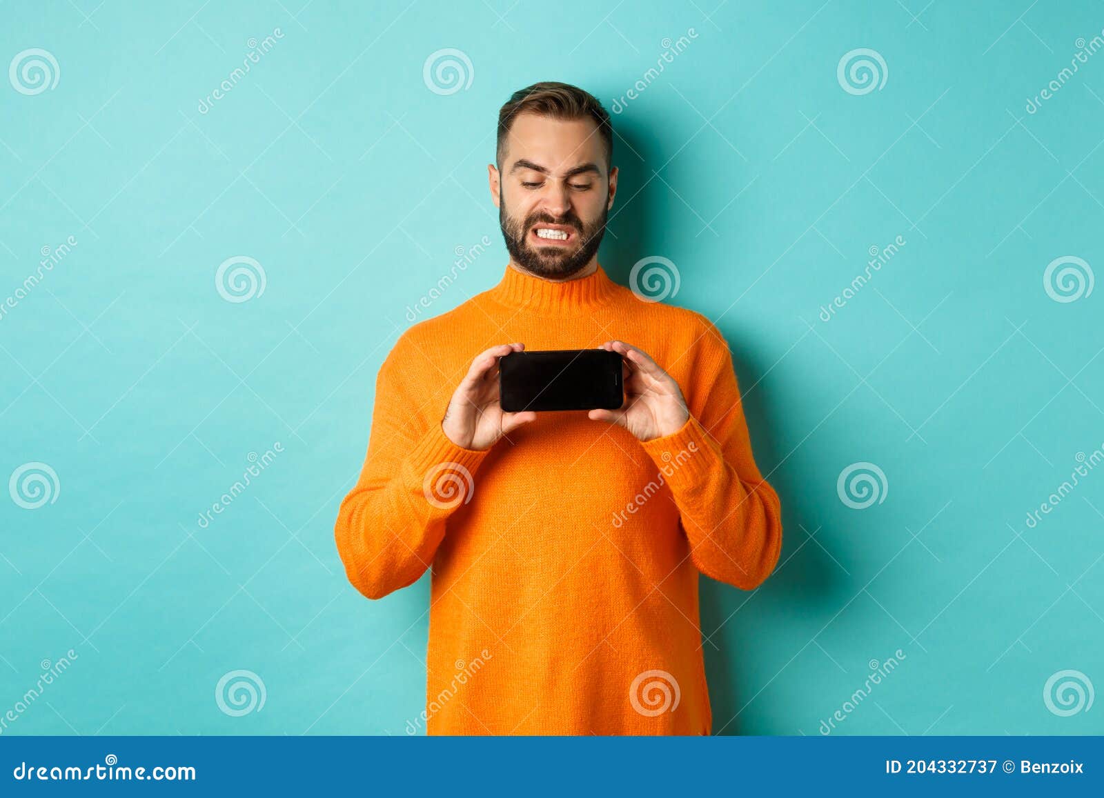 Man Phone Cringe Stock Photos - Free & Royalty-Free Stock Photos from ...