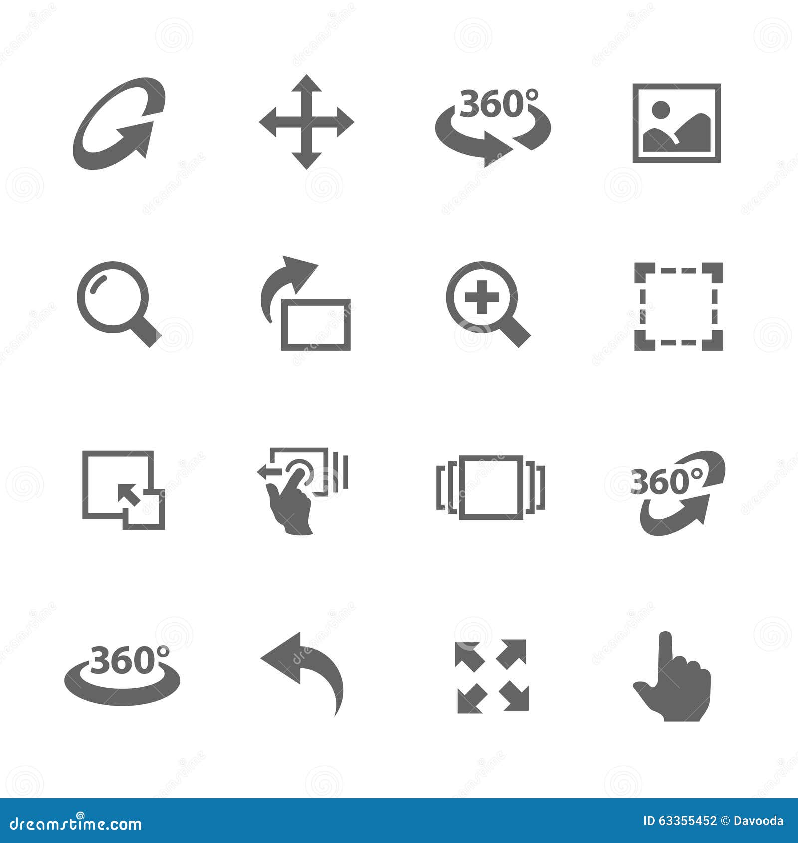 Image Manipulation Icons stock vector. Illustration of group - 63355452