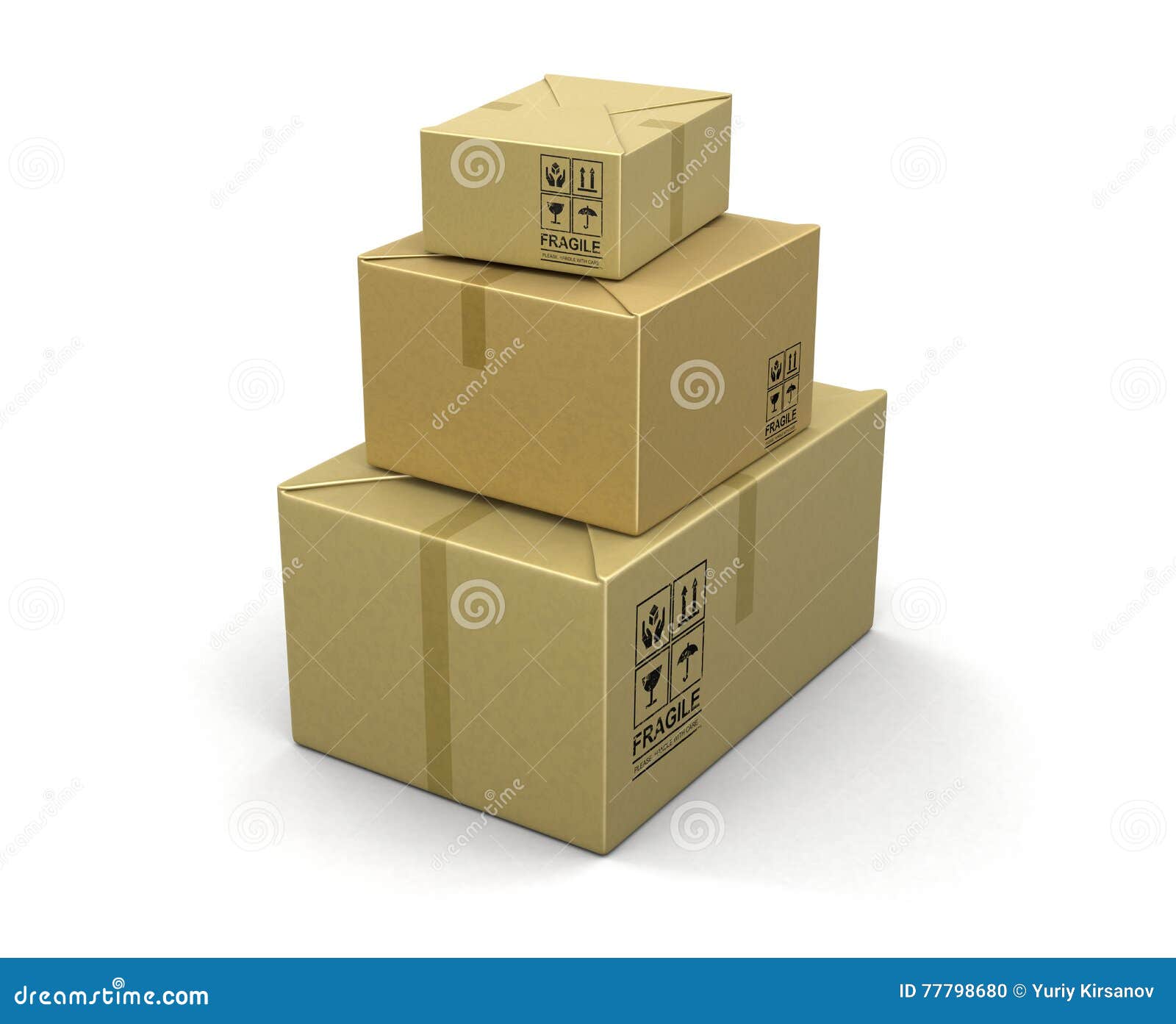 Image of Many packages stock illustration. Illustration of connection ...