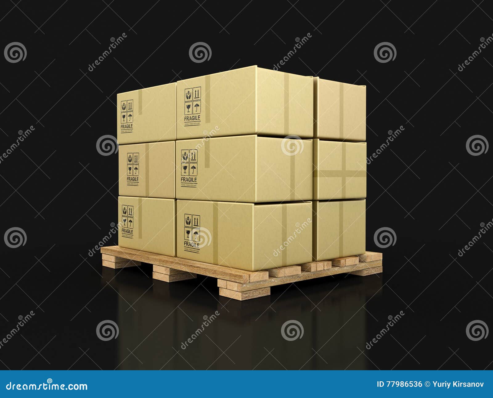 Image of Many packages stock illustration. Illustration of connection ...
