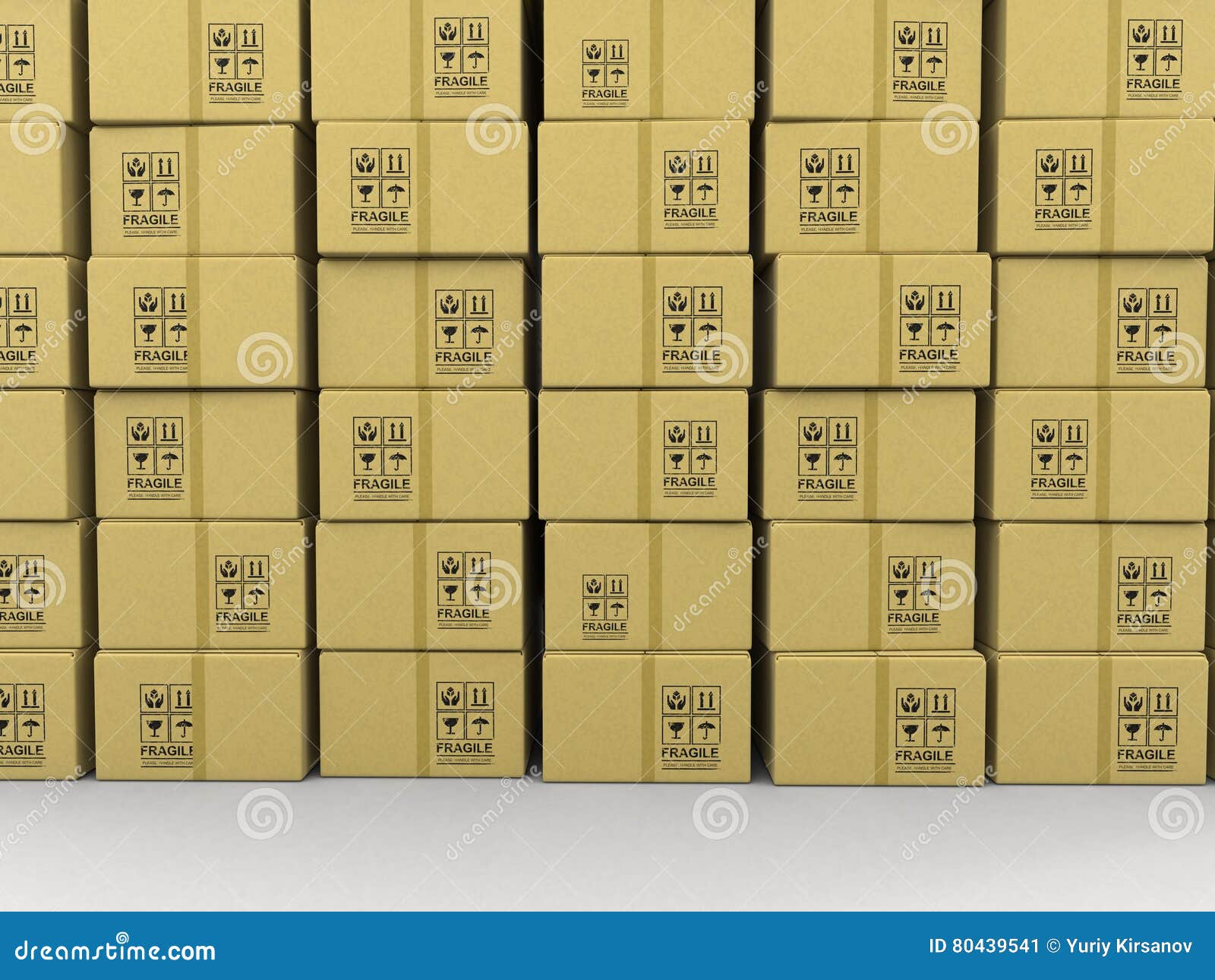 Image of Many packages stock illustration. Illustration of mail - 80439541