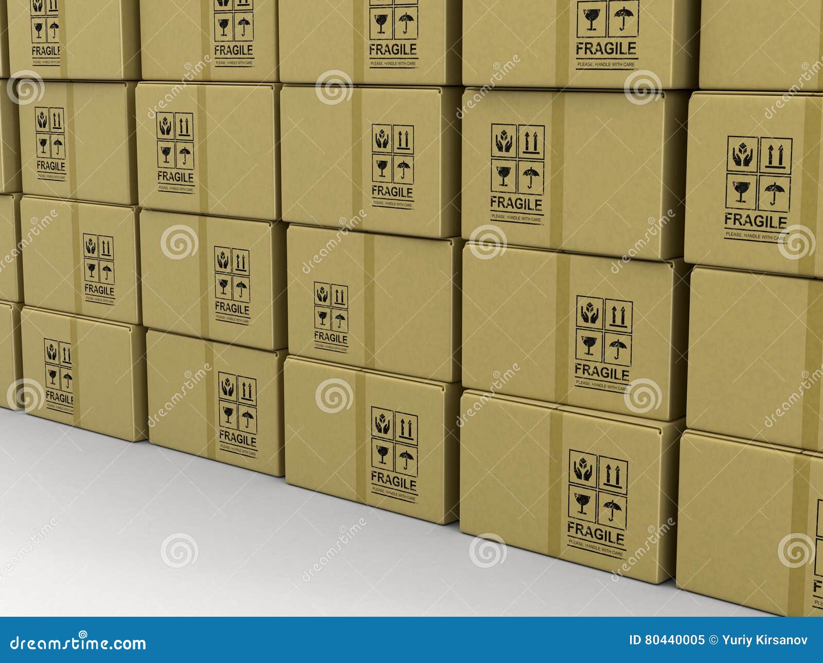 Image of Many packages stock illustration. Illustration of letter ...
