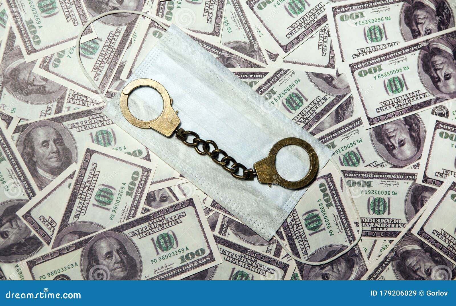 Image of Mask Money Handcuff Stock Image - Image of coronavirus ...