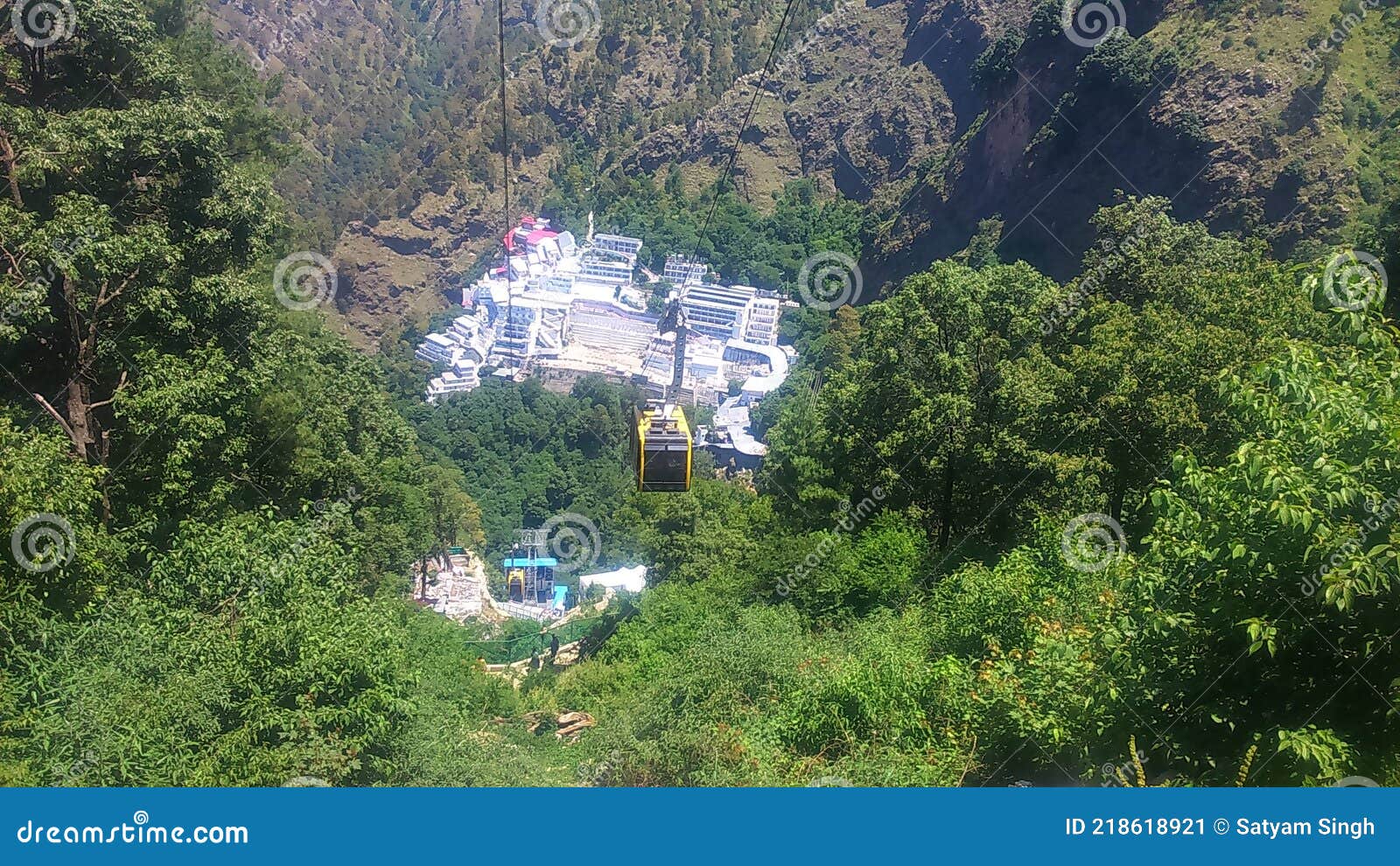 Mata Vaishno Devi in Katra. Stock Image - Image of vaishno, town: 218618921