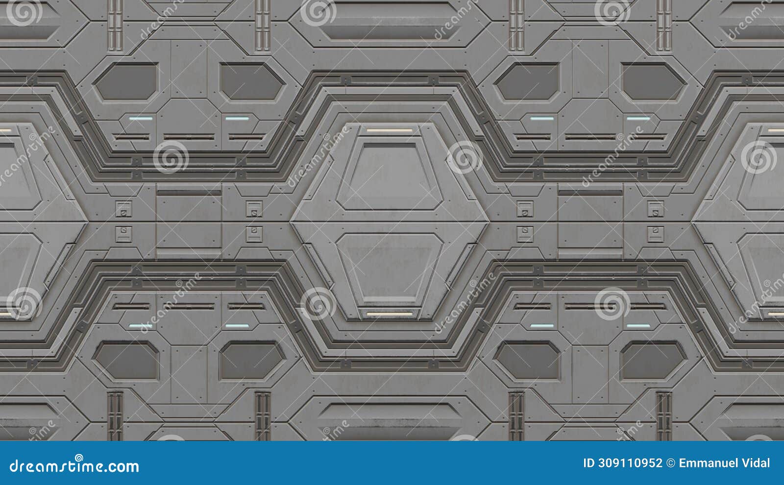 Texture Material Background Sci-Fi Panel 7 Stock Illustration ...