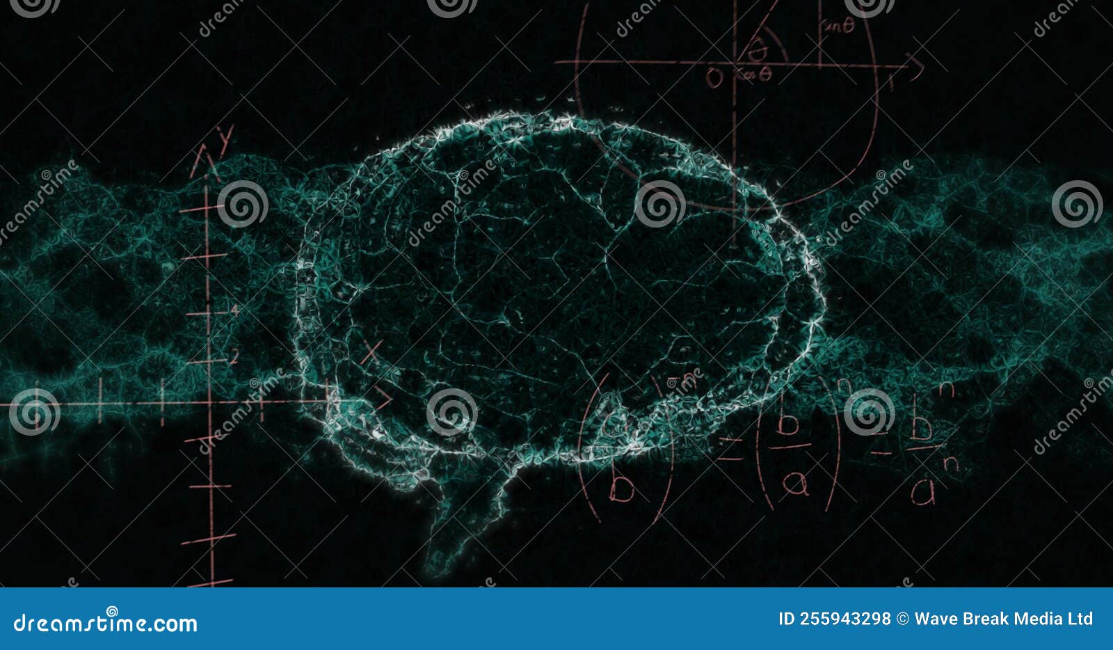 Math Brain Calculating Head Symbol Royalty-Free Stock Photography ...