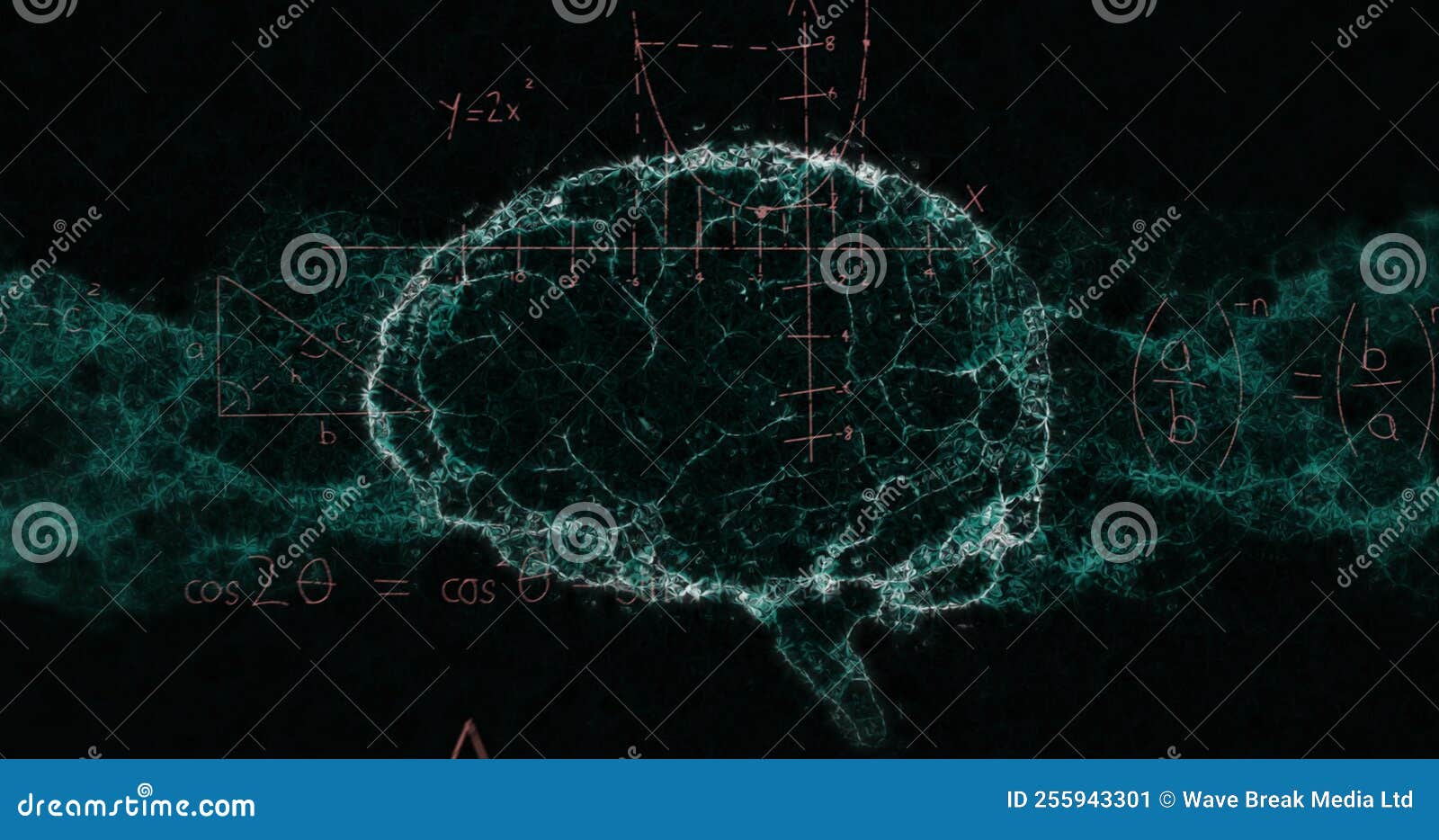 Math Brain Calculating Head Symbol Royalty-Free Stock Photography ...