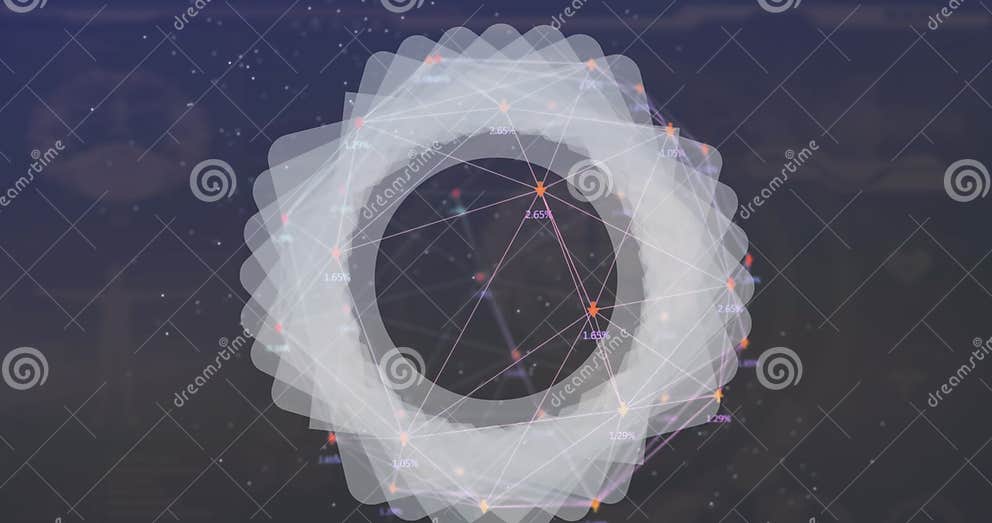 Image of Mathematical Equations Over Globe and Network of Lens Stock ...