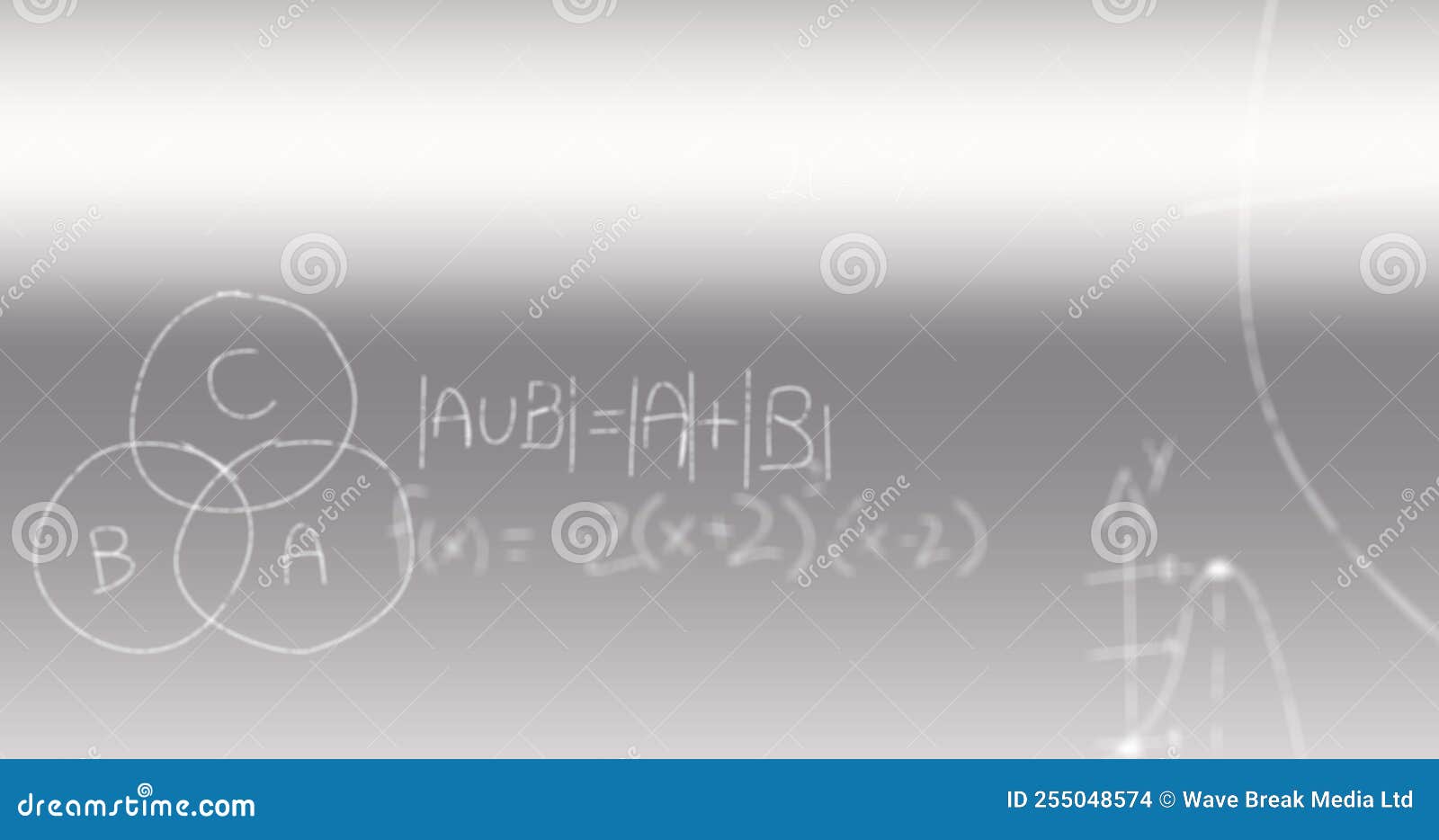 Image of Mathematical Equations on White Background Stock Illustration ...