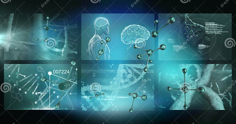 Image of Medical Data Processing on Screens Stock Photo - Image of ...